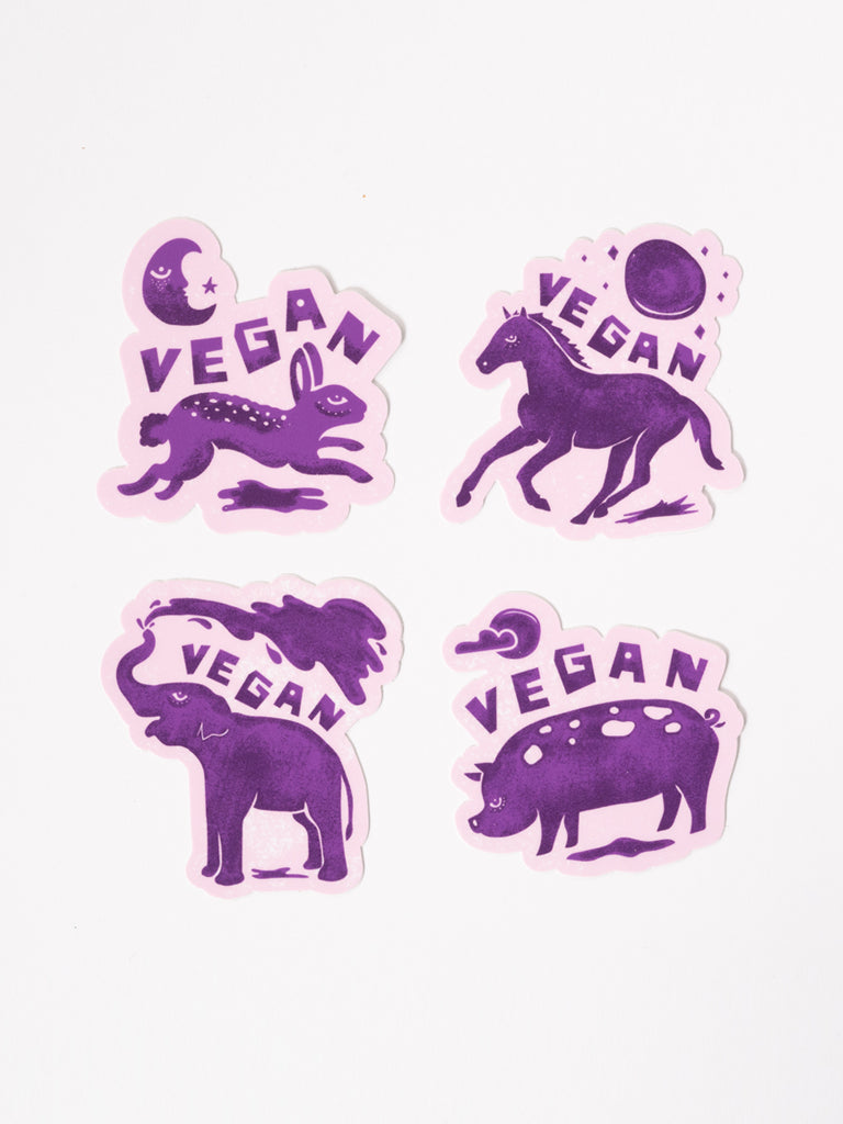 Herbivore Animals Sticker Pack – BEETxBEET